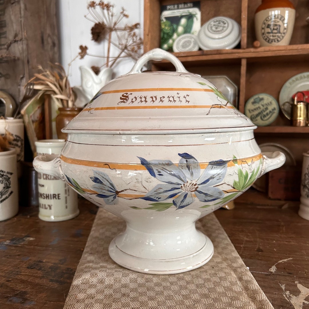 Antique French Rare 19th Century Tureen, French Decor, French Tureen ...