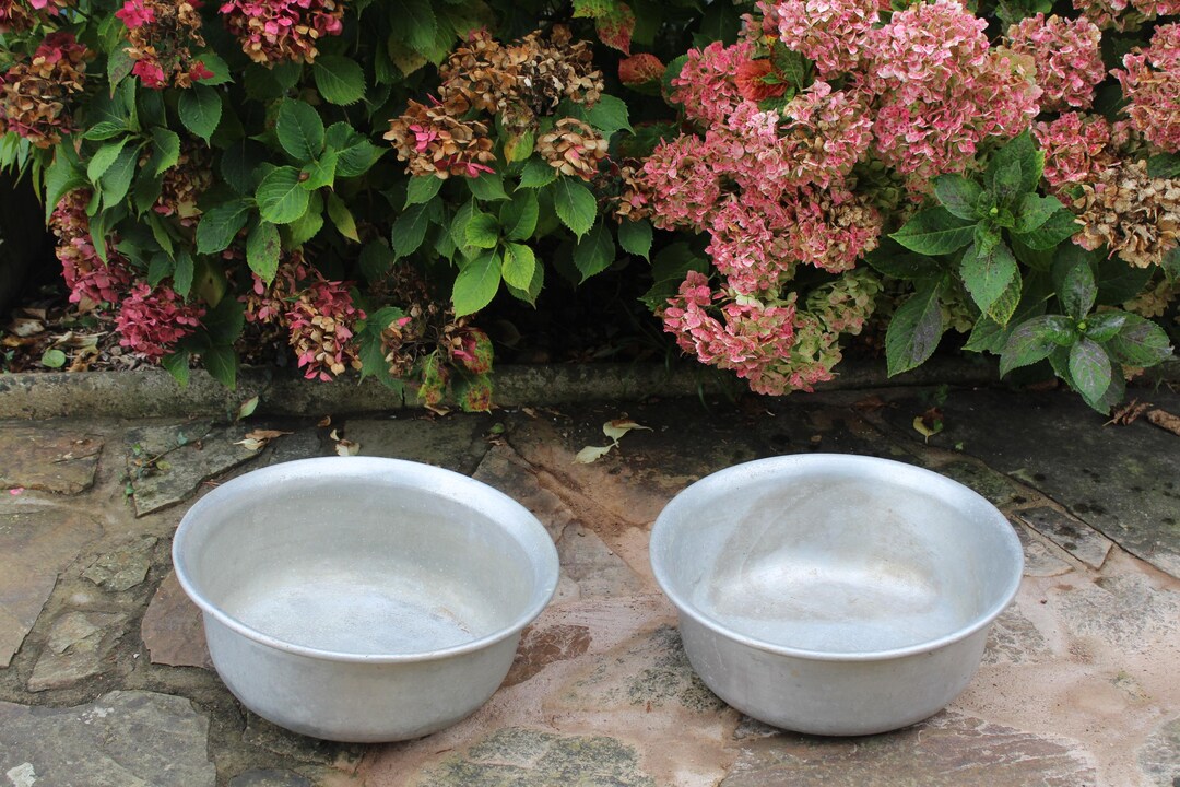 Vintage Zinc Bath, Vintage Metal Garden Planter, Vintage Galvanised ...