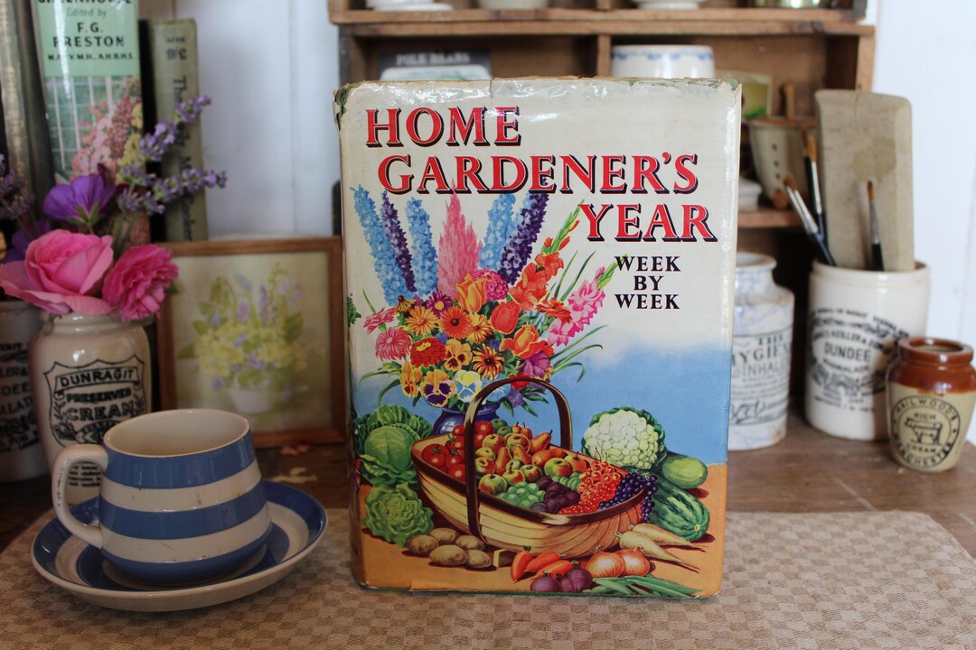 Vintage English Gardening Book, Vintage Garden Book, Coffee Table Book ...