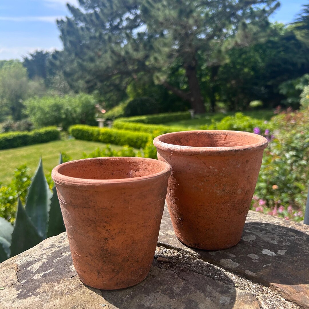 Vintage Terracotta Pot - Terracotta Flower Pot - Vintage Flower Pot ...