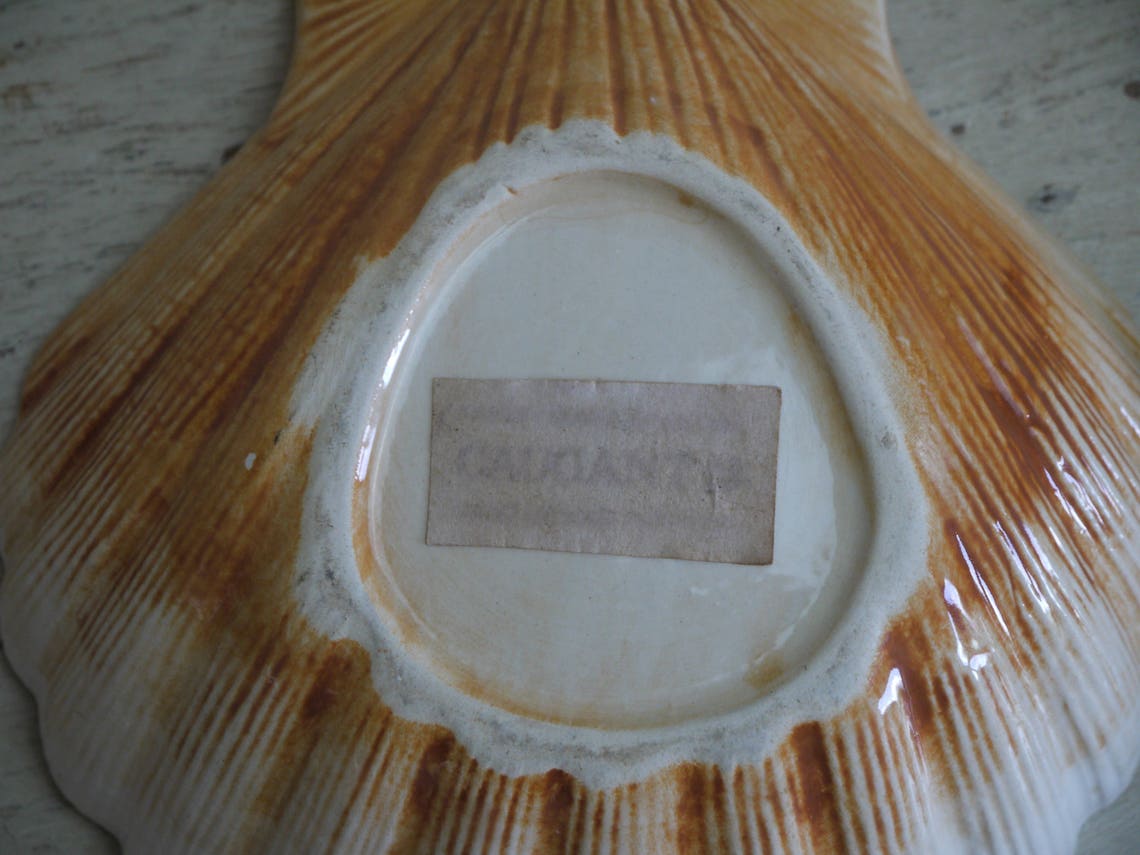 Rare Michel Caugant French Vintage Clam Terrine Clam Shell - Etsy