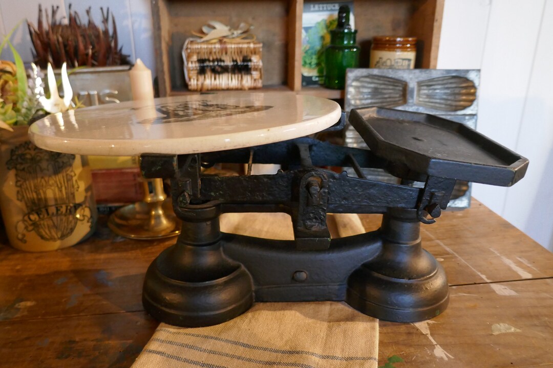 Antique Scales Circa 1850s Weighing Scales Antique Shop Scales Kitchen ...