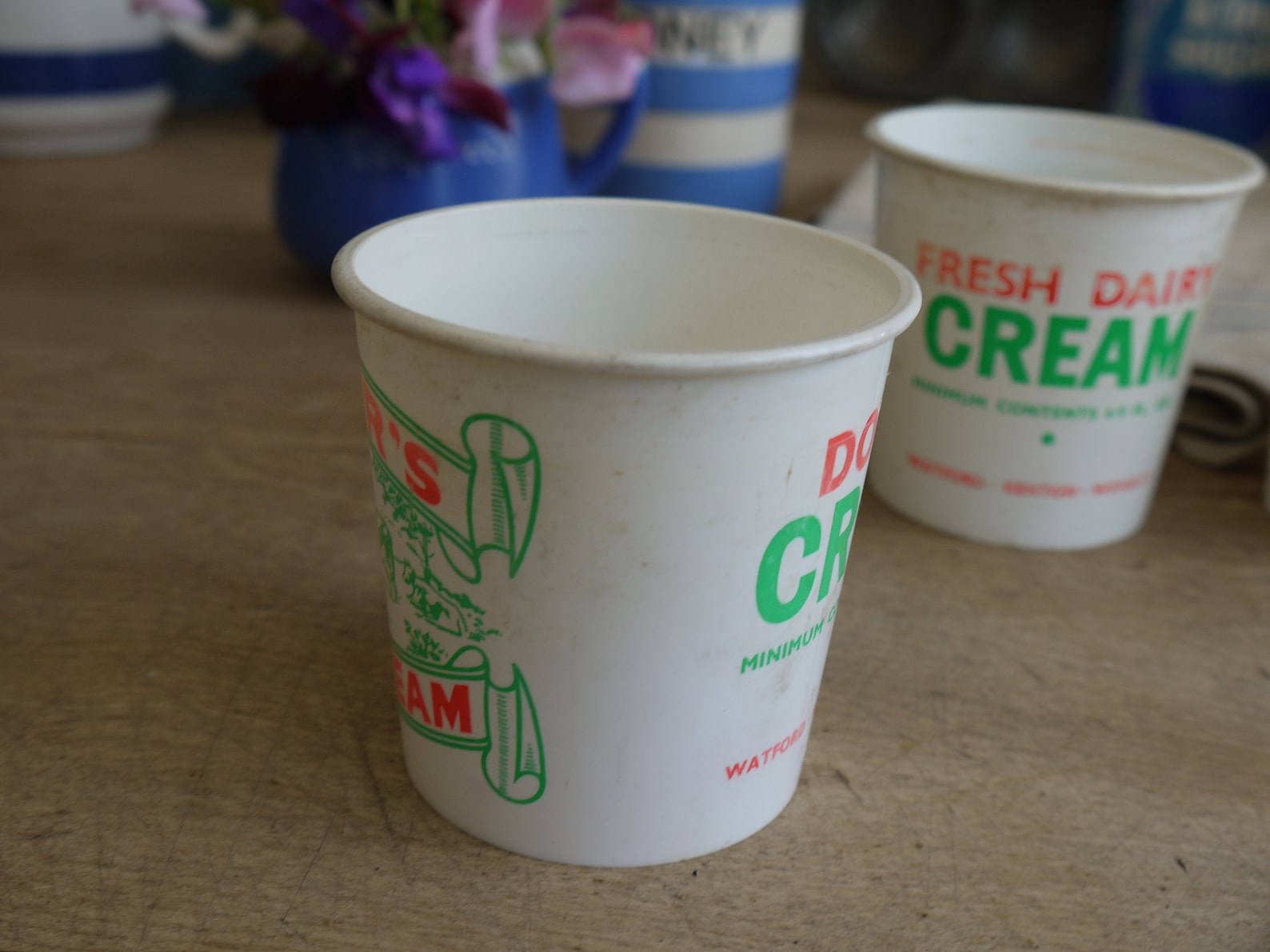 Vintage Dairy Pot Vintage Cream Pot Antique Advertisingt - Etsy
