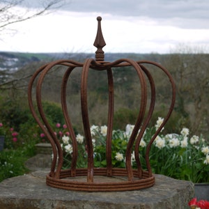 Rustic Crown Rustic Garden Crown Rustic Garden Decor Garden Ornament ...