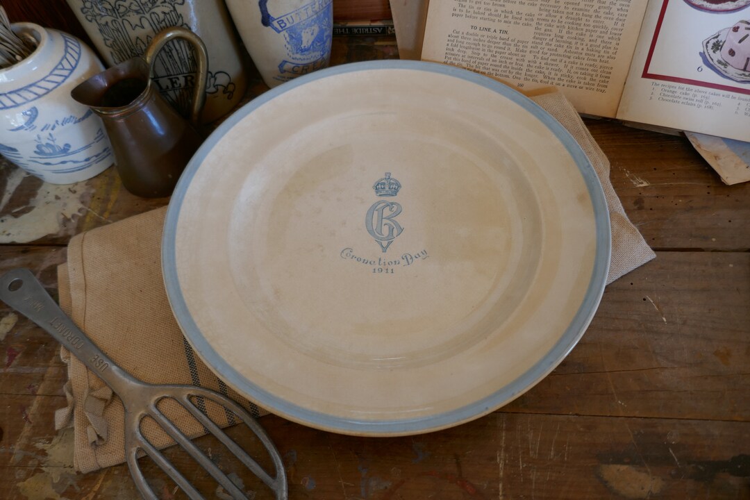 Keepsake Plate -king George Plate - Royalty Plate - Vintage Advertising ...