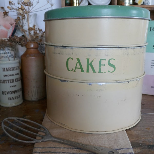 Vintage Cake Tin - Etsy