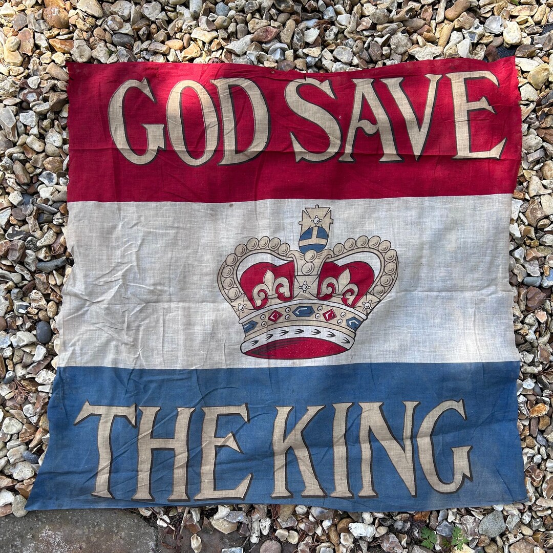 RARE British Flag, God Save the King Flag, Decorative British Flag ...