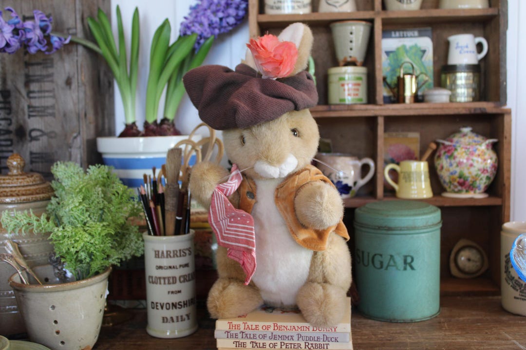 Vintage Beatrix Potter Rabbit Toy, Vintage Peter Rabbit Toy, Peter ...