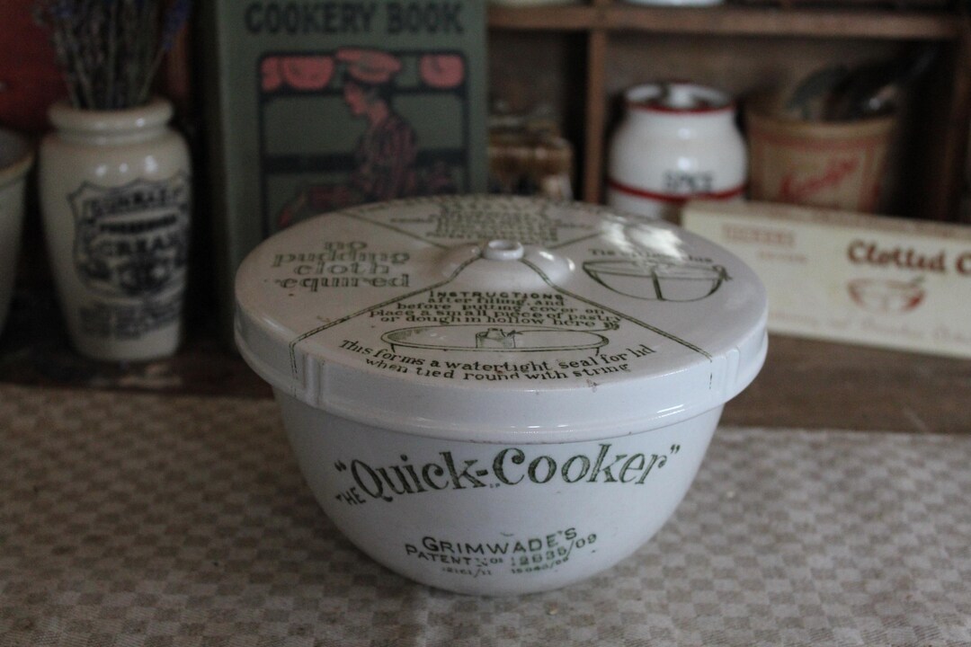 Antique Quick Cooker Pudding Bowl: Grimwades British Advertising - Etsy
