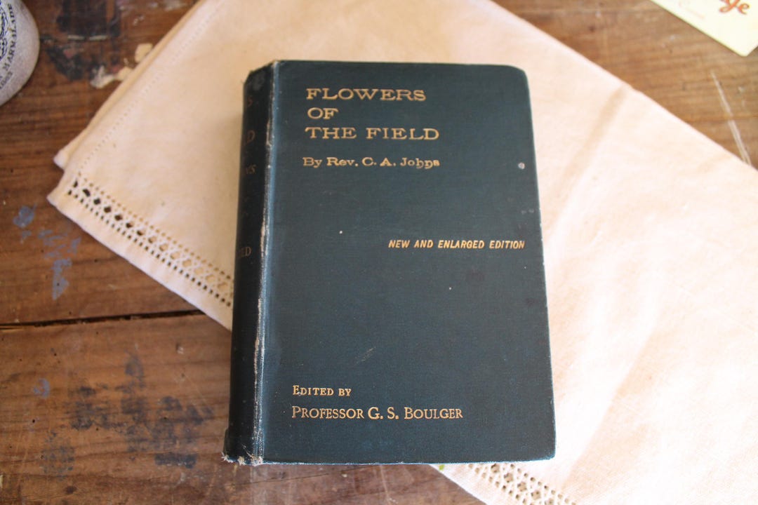 Antique Flower Book, Flower Book, Nature Book, Vintage Nature Book ...