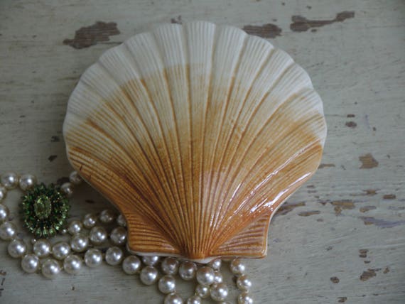 Rare Michel Caugant French Vintage Clam Terrine Clam Shell | Etsy
