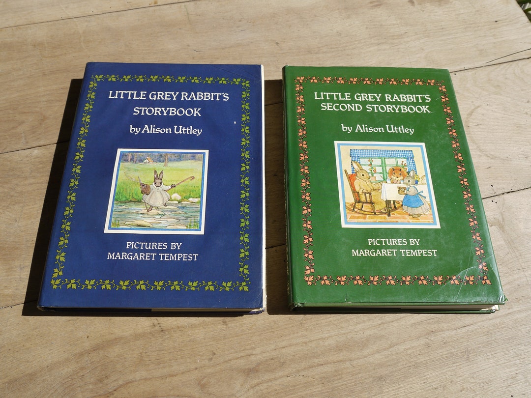 Vintage Childrens Books - Vintage Story Book - Litte Grey Rabbit Story ...