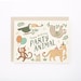 Birthday Party Animals Card - Etsy