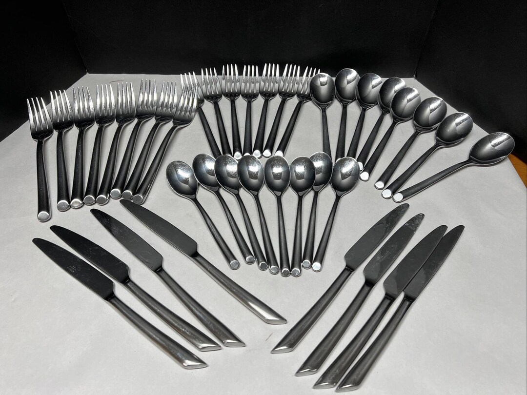 Mikasa Satin Wave Forged Stainless Mixed Lot 39 Pieces. - Etsy