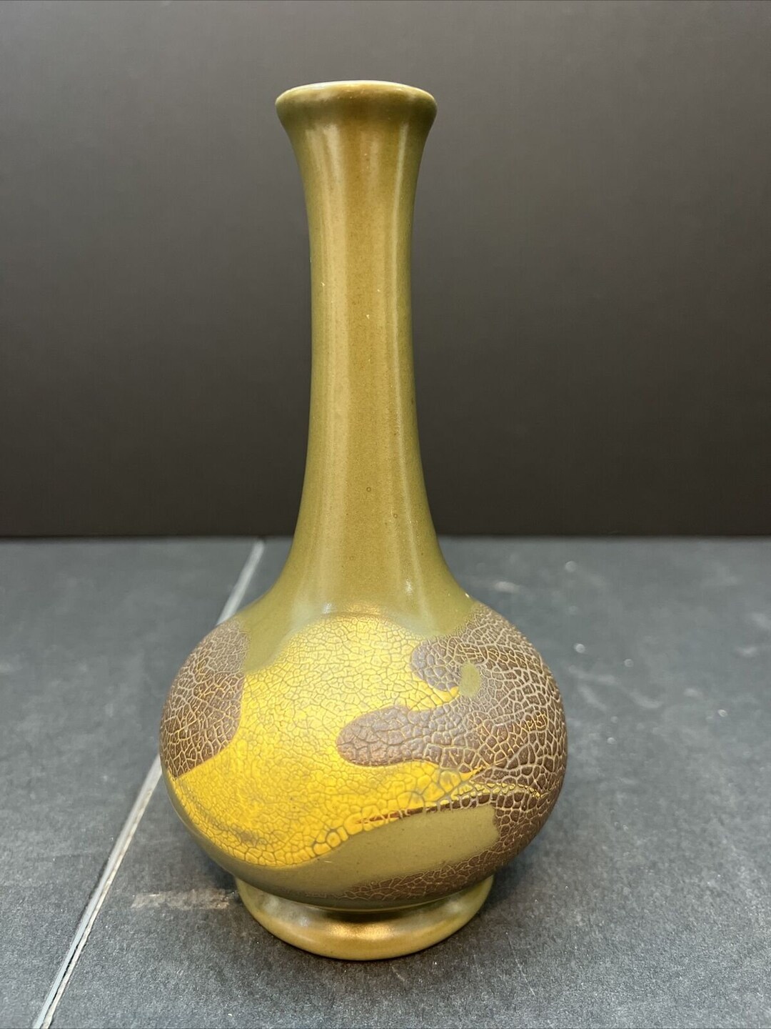 Vintage Mcm Royal Haeger Earth Wrap Vase Crackle Finish 7.25 - Etsy