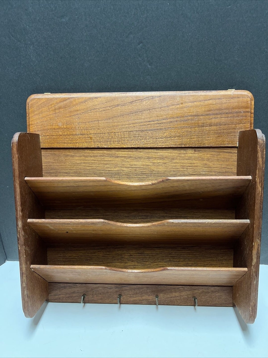 Mid Century Modern Mcm Goodwood Teak Wall Mount Letter Holder - Etsy