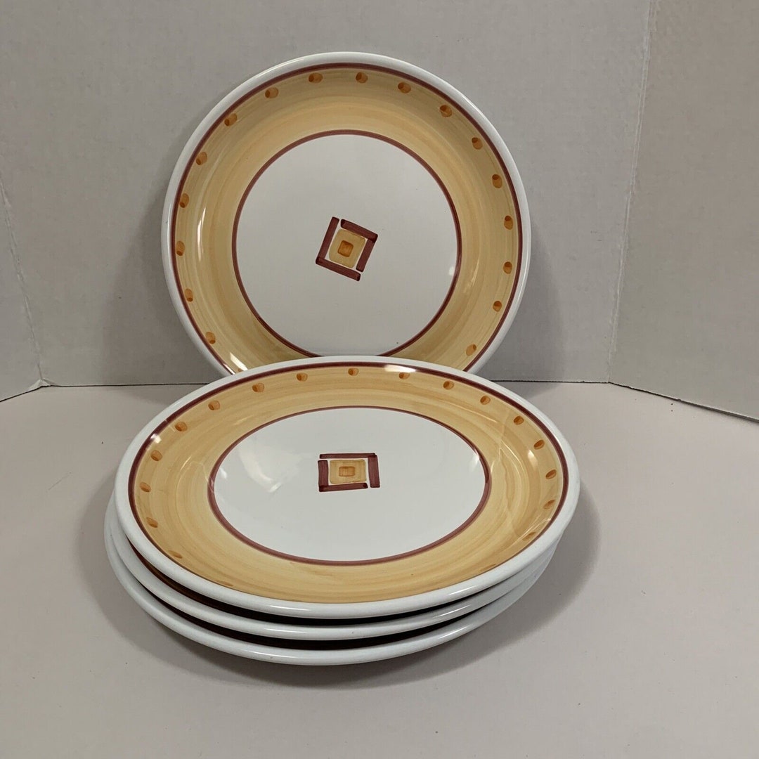Caleca Italy Dinner Plates Set of 4 11 Italy Hand Painted Clean - Etsy