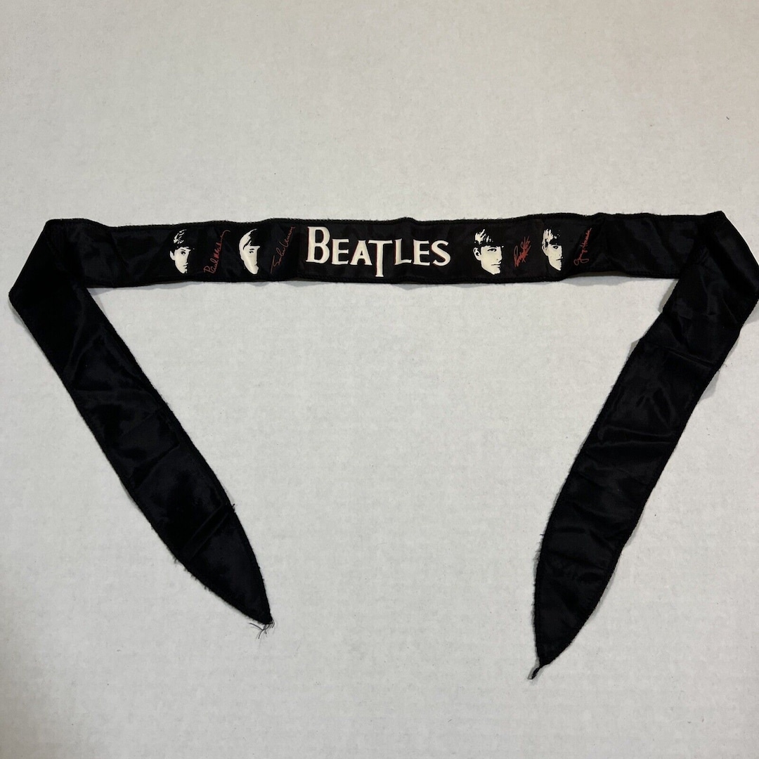 Vintage 1980s Beatles Scarf/bandana Headband Arm Band New Old Stock - Etsy