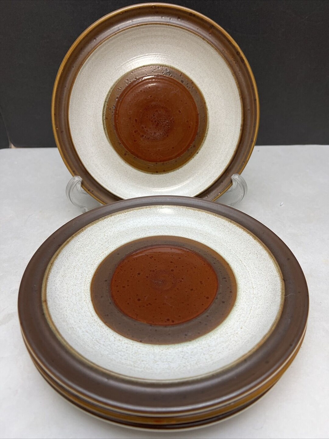 Set of 4 Denby Potters Wheel Rust Red 8 1/4 Salad Plates - Etsy