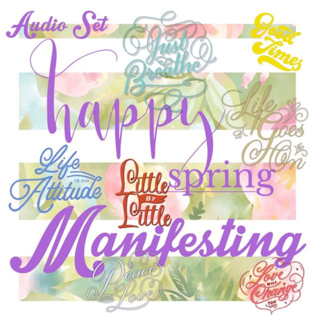 Spring: Affirmation Manifesting Audio Set - Etsy
