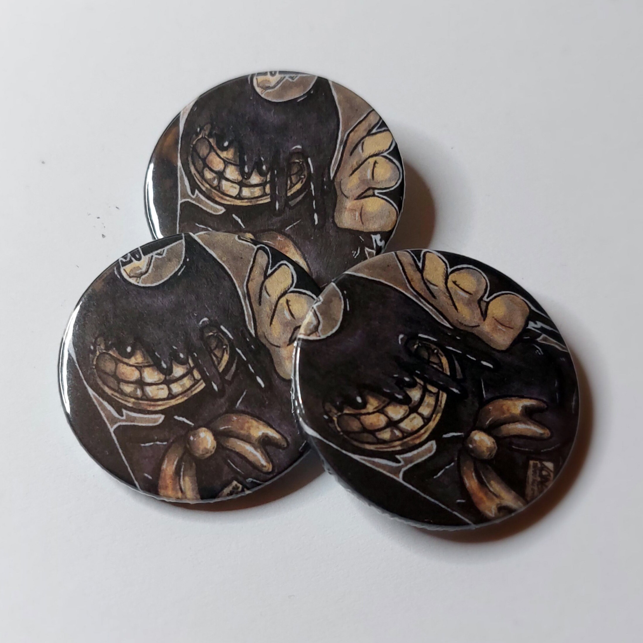 BATIM Ink Bendy V2 Badge - Etsy UK