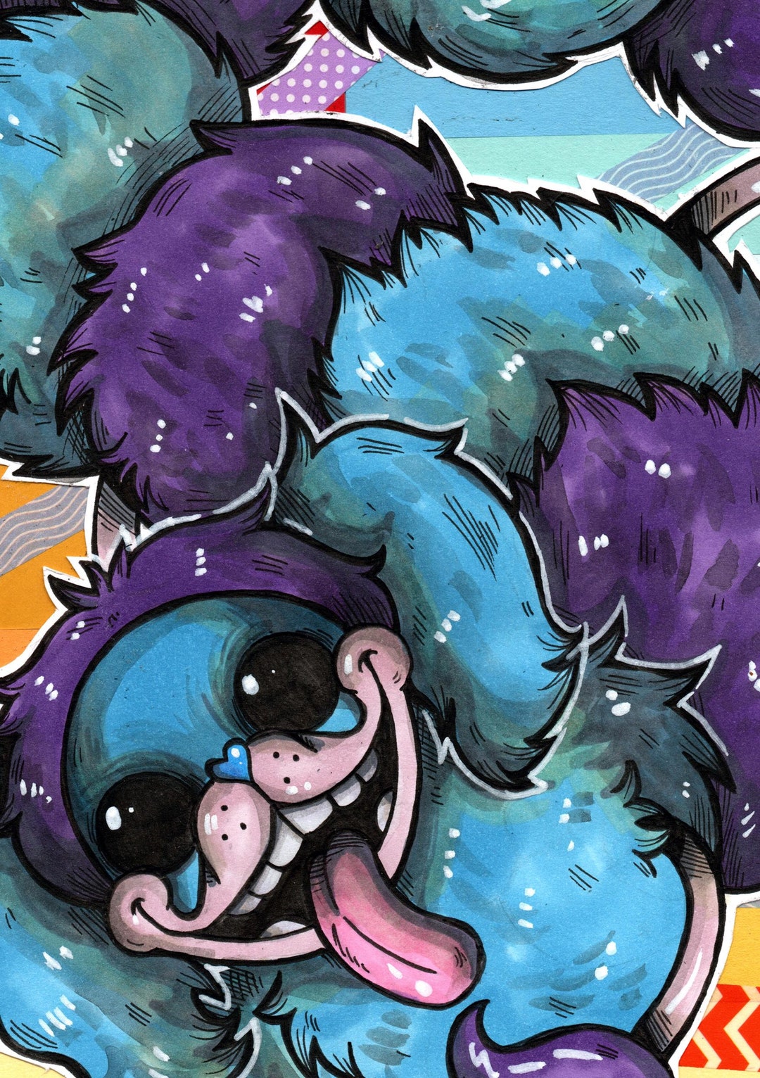 Poppy Playtime Pugapillar Art Print 5x7in - Etsy