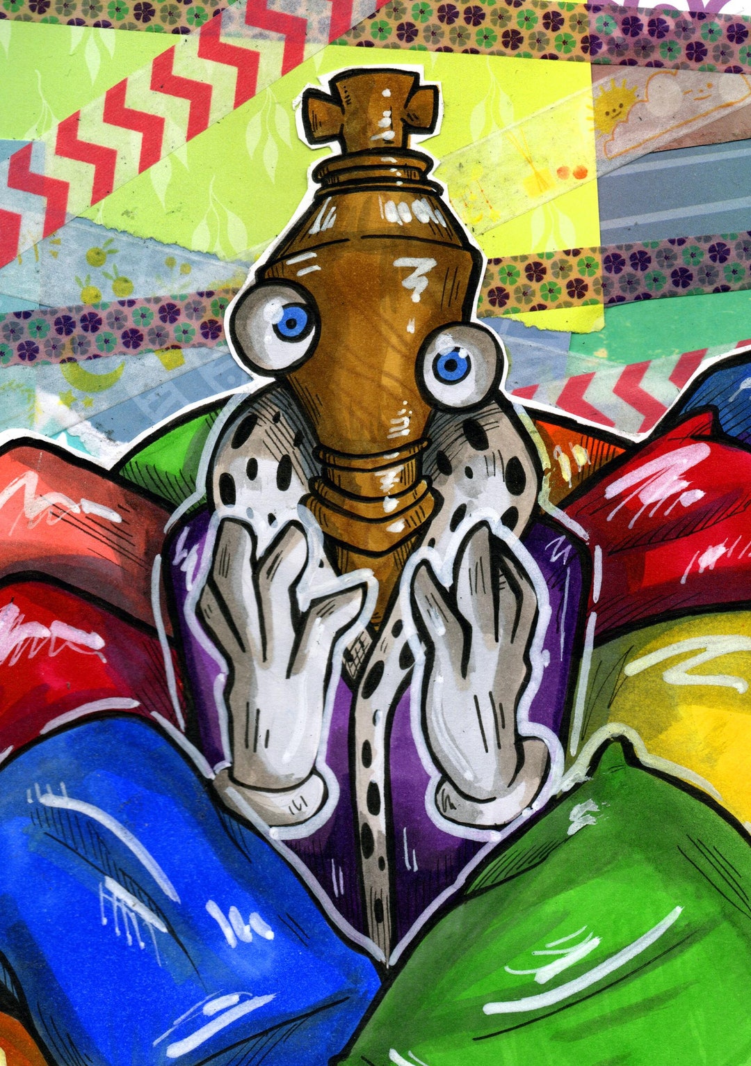 The Amazing Digital Circus Kinger Art Print 5x7in - Etsy