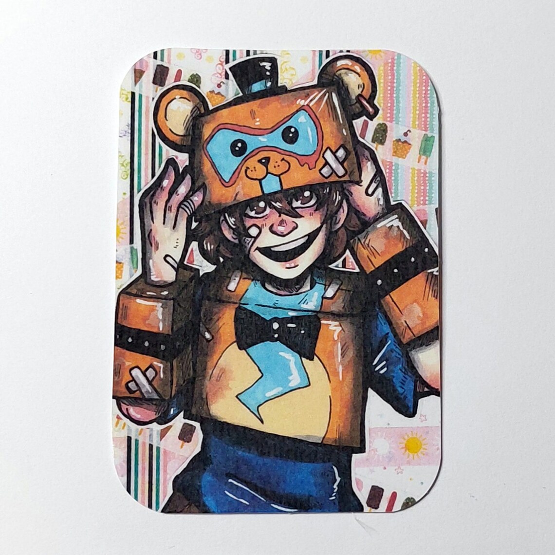 FNAF Gregory V2 Sticker - Etsy