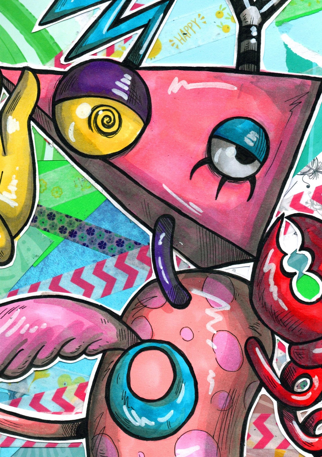 The Amazing Digital Circus Zobble Art Print 5x7in - Etsy
