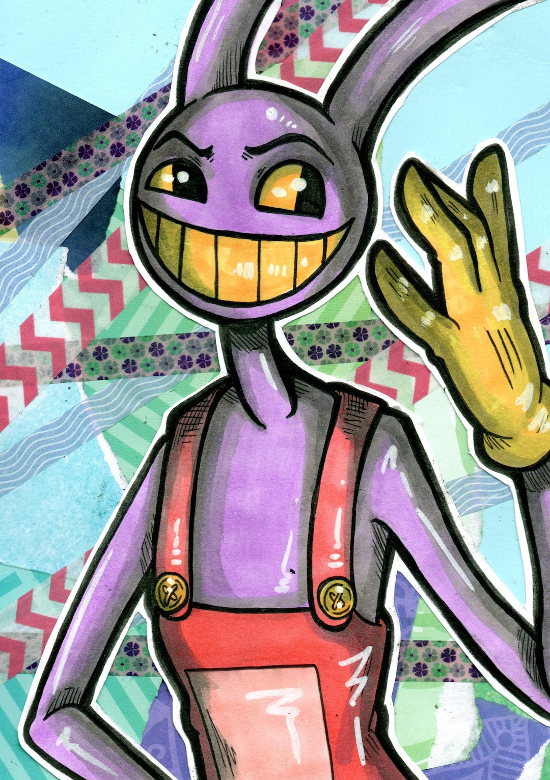 The Amazing Digital Circus Jax Art Print 5x7in - Etsy Canada