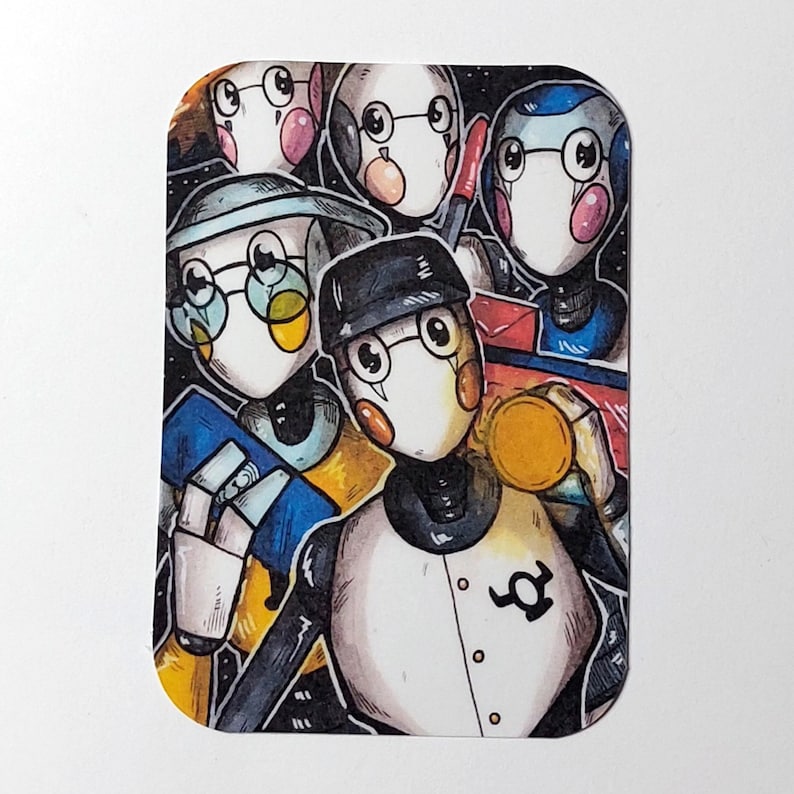 FNAF Staff Bot Sticker - Etsy
