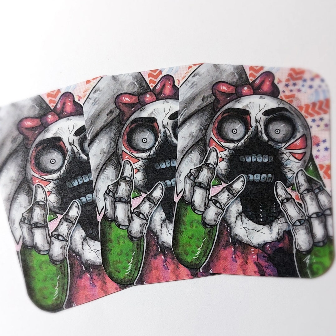 FNAF Damaged Glamrock Chica Sticker - Etsy