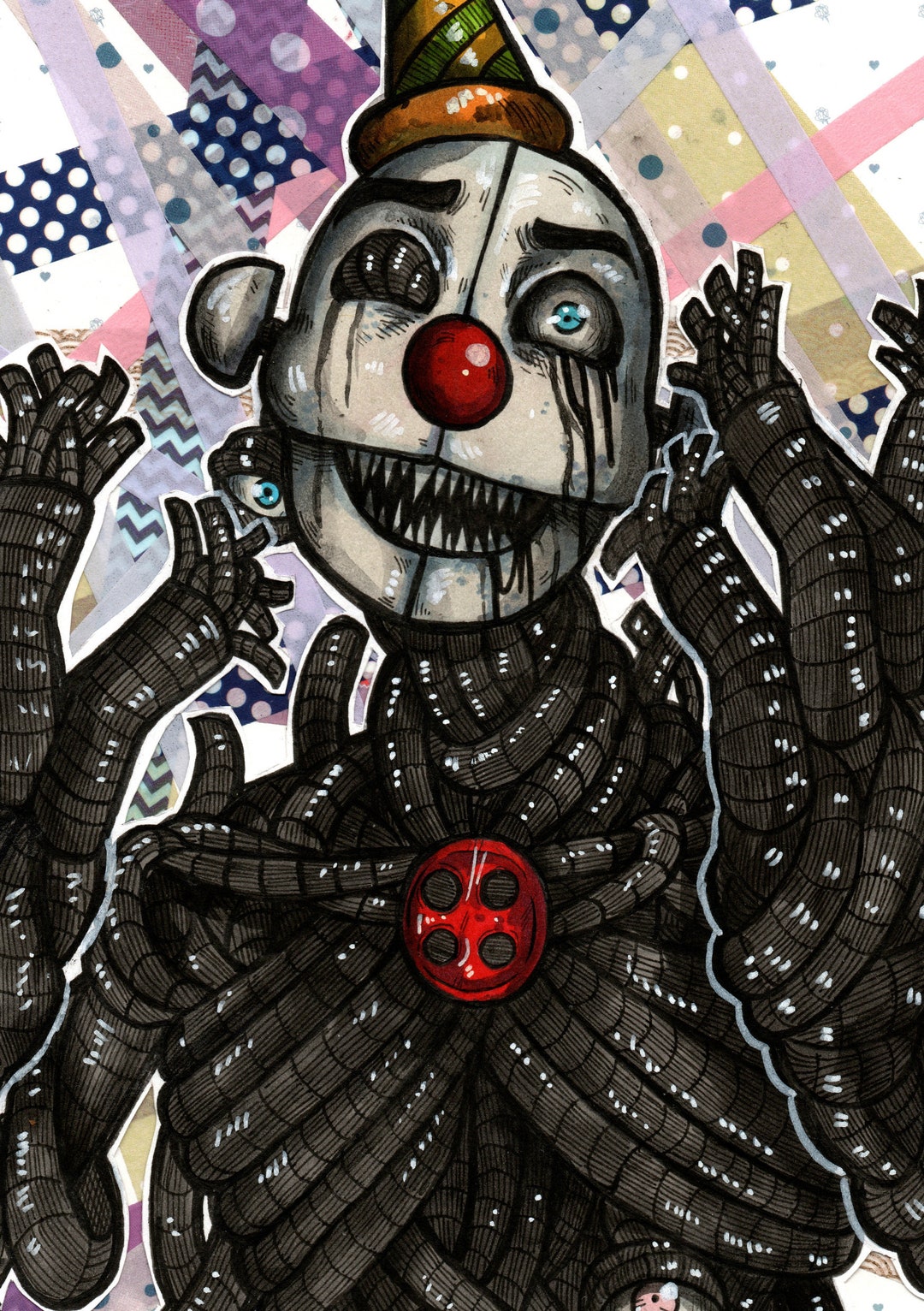 Ennard Art Print 5x7in - Etsy