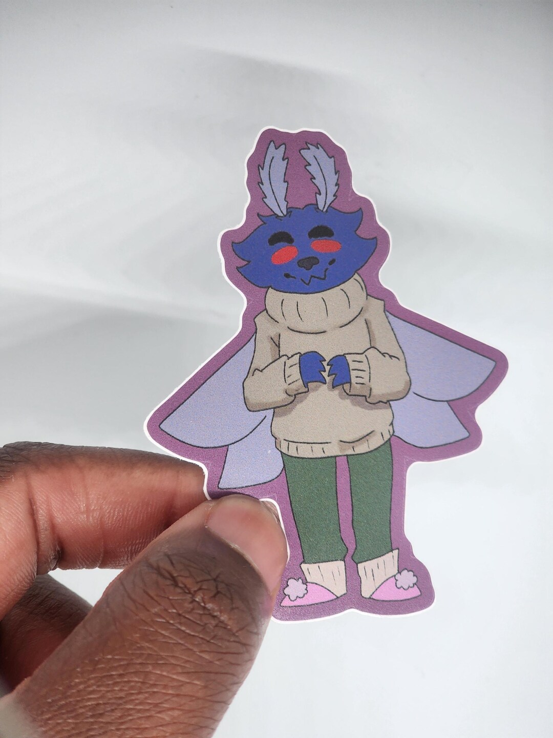 3 Inch Cozy Mothman | Vinyl Sketchbook Laptop Water Bottle | Cute ...