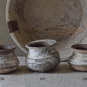 Small Old Vintage Indian Wobbling Clay Pots Wobble Pots Wobbly Pots ...