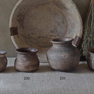 Small Old Vintage Indian Wobbling Clay Pots Wobble Pots Wobbly Pots ...