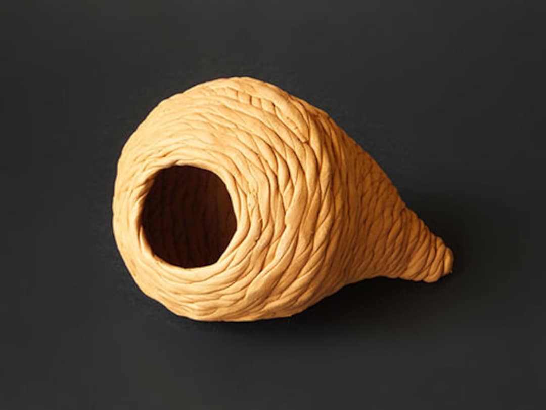 Mini Spanish Clay Aquarium Cave Handcrafted Ceramic Fish Hideout and ...