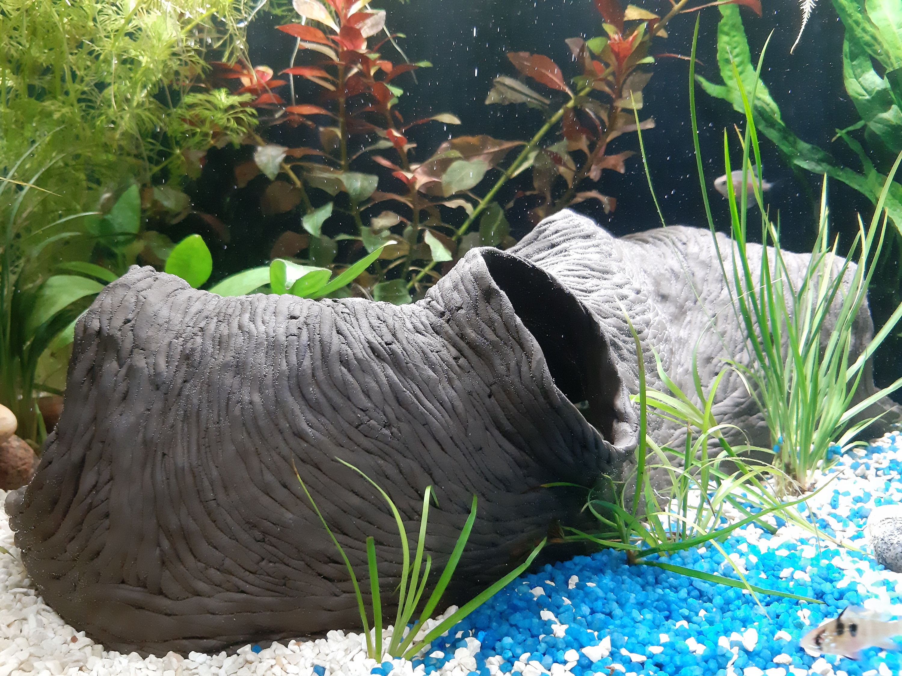 Handmade Moroccan Clay Aquarium Cave: Fish Hideout, Breeding Shelter ...