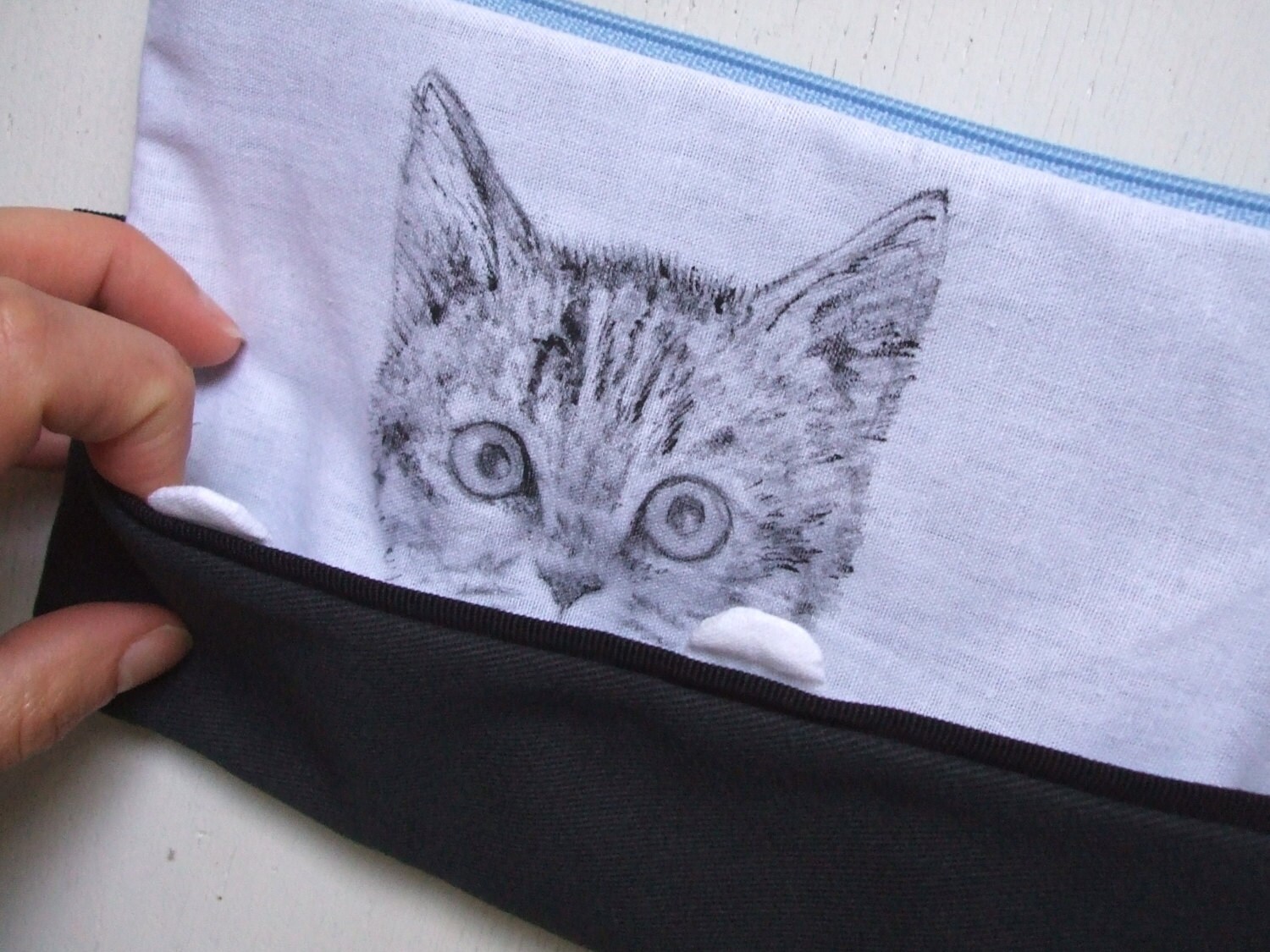 Cat Pouch Cat Portrait Pencil Case Gift Idea for Crazy Cat - Etsy
