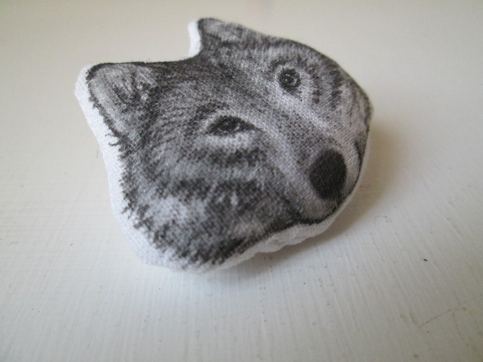 Wolf Brooch Pin Fantasy Wolf Spirit Animal Wolves Woodland - Etsy