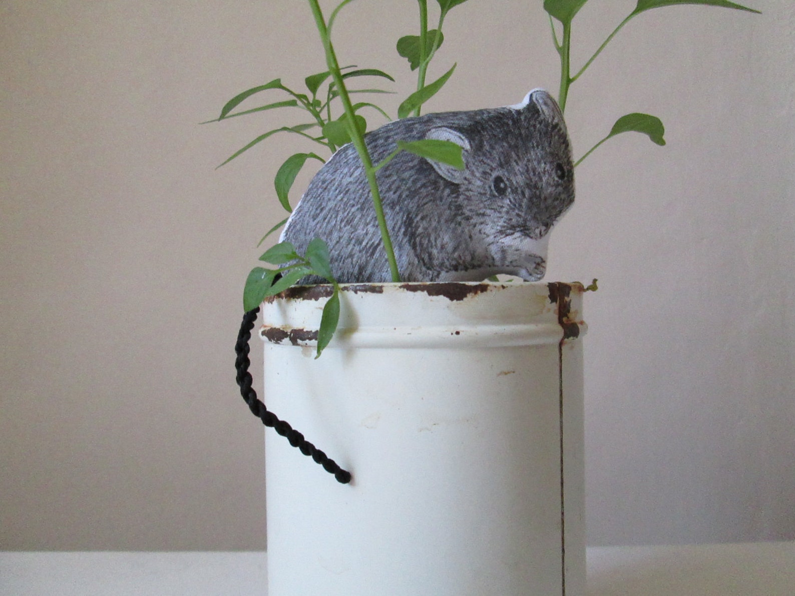 Miniature Mouse Hand Painted Realistic Animal Totem Soft Toy - Etsy