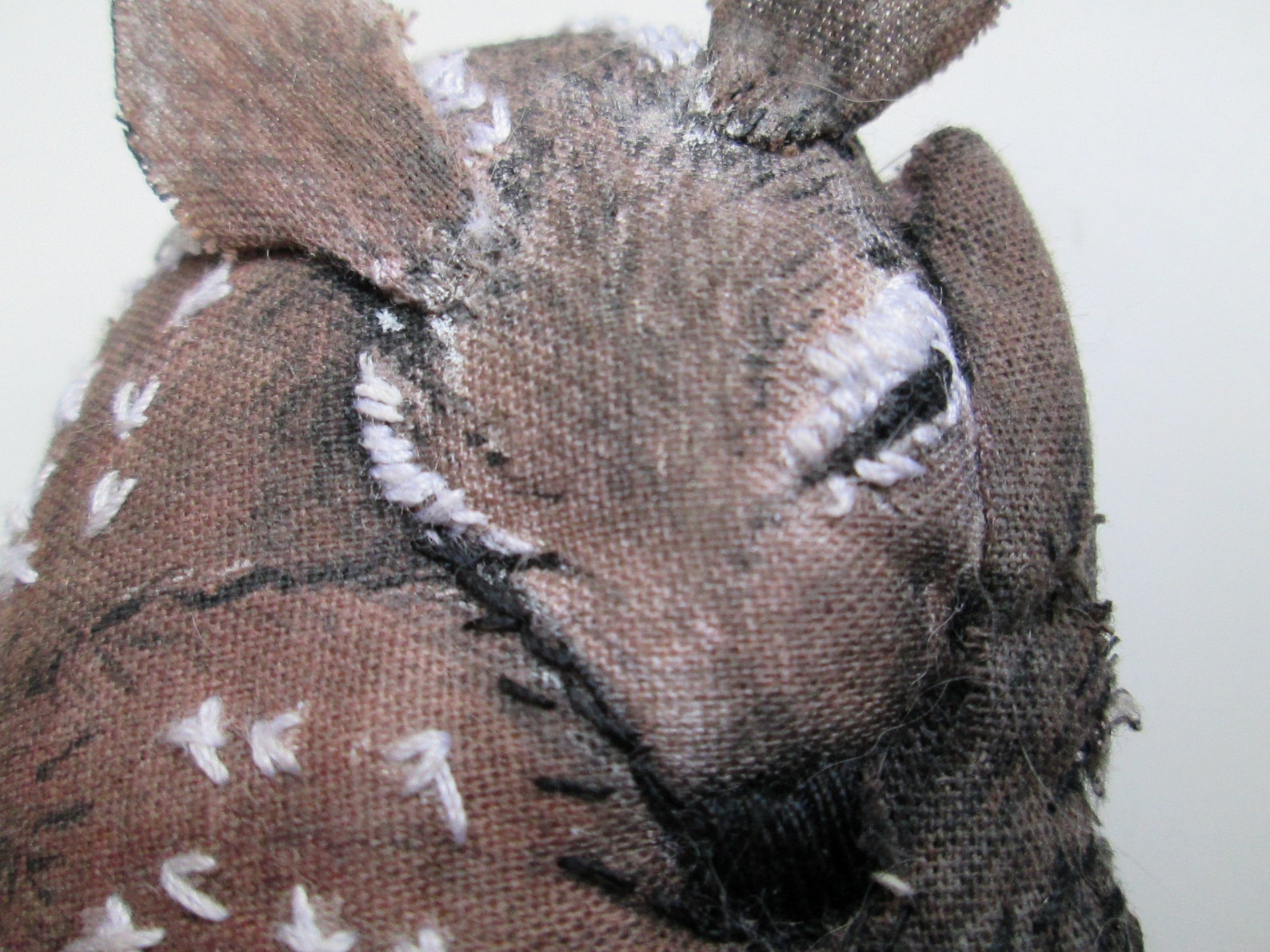 Fawn Miniature Textile Art Decorative Animal Totem Woodland Deer ...
