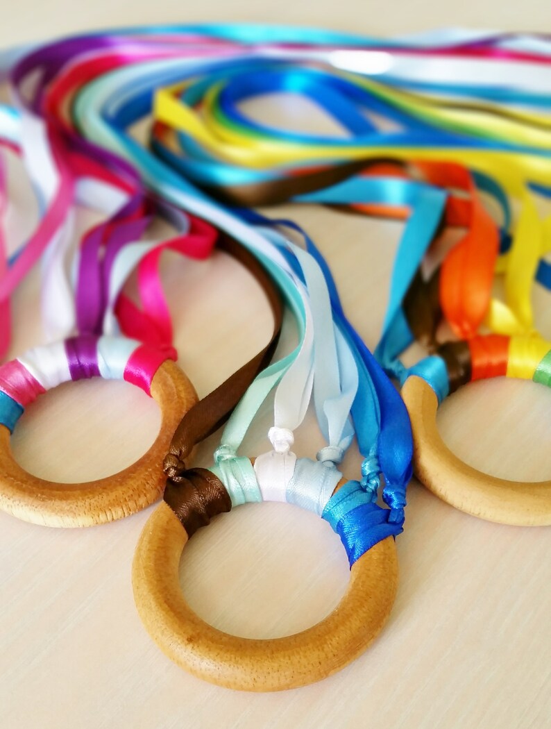 Ribbon Rings/hand Kites/ribbon Wands/dancing Rings/with - Etsy Australia