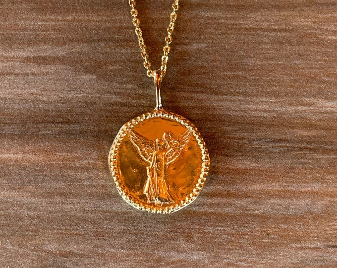 Winged Victory of Samothrace Pendant Necklace, the Goddess of Victory ...
