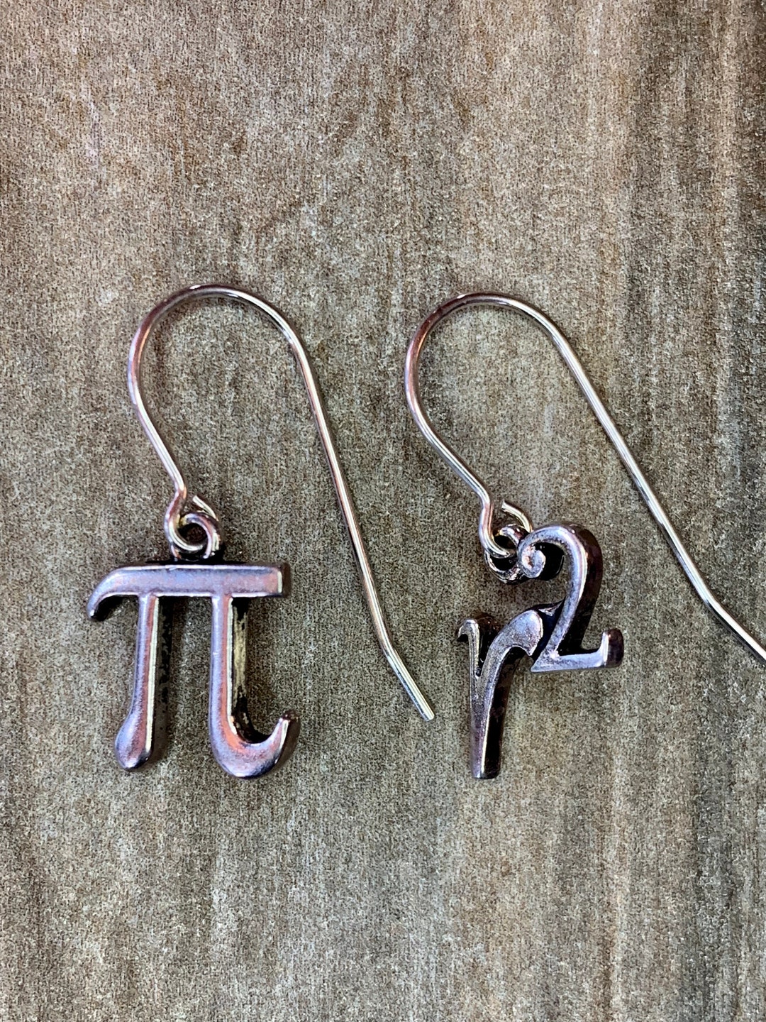Pi R2 Earrings, Gift for Math Lovers, Math Teacher, Nerd Gift ...