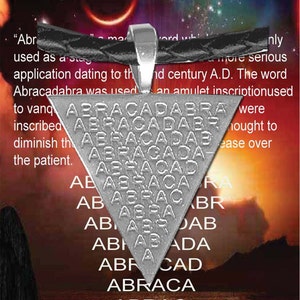 Abracadabra Pendant Necklace for a Touch of Magic,enchanting Elegance ...
