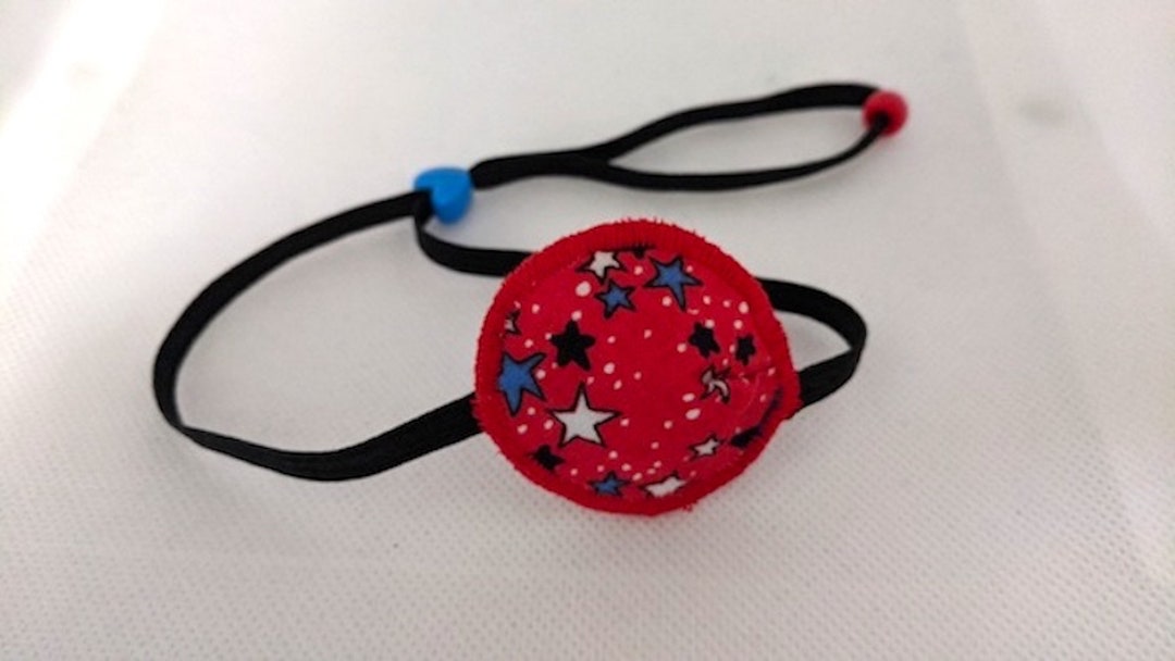 Eye Patch for Dogs/cats/ Red Lace/ NO FELT/ Custom Made - Etsy