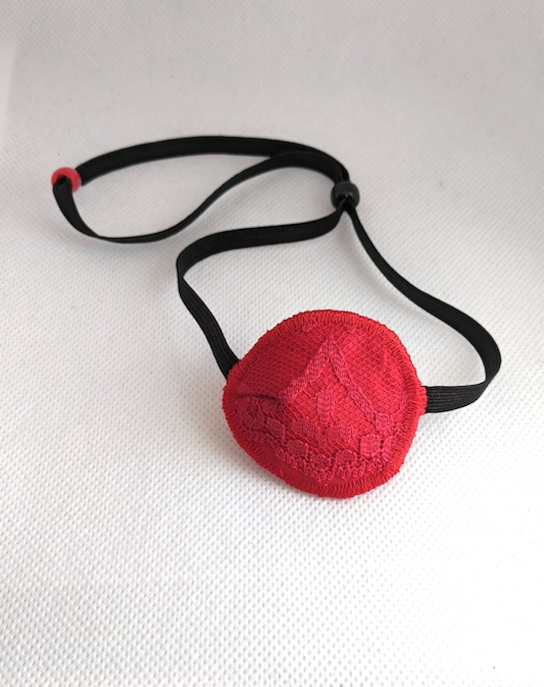 Eye Patch for Dogs/cats/ Red Lace/ NO FELT/ Custom Made - Etsy