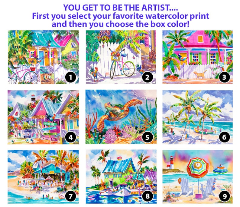 Key West Gift, Key West Art, Custom Watercolor Print, Custom Art Gift ...