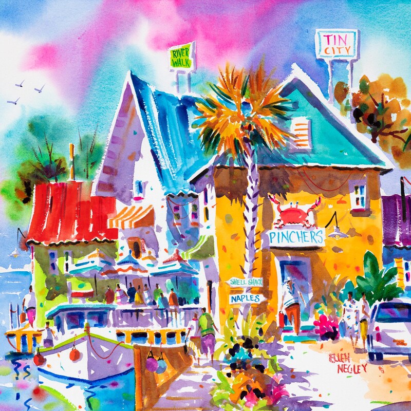 Negley Watercolor - Etsy